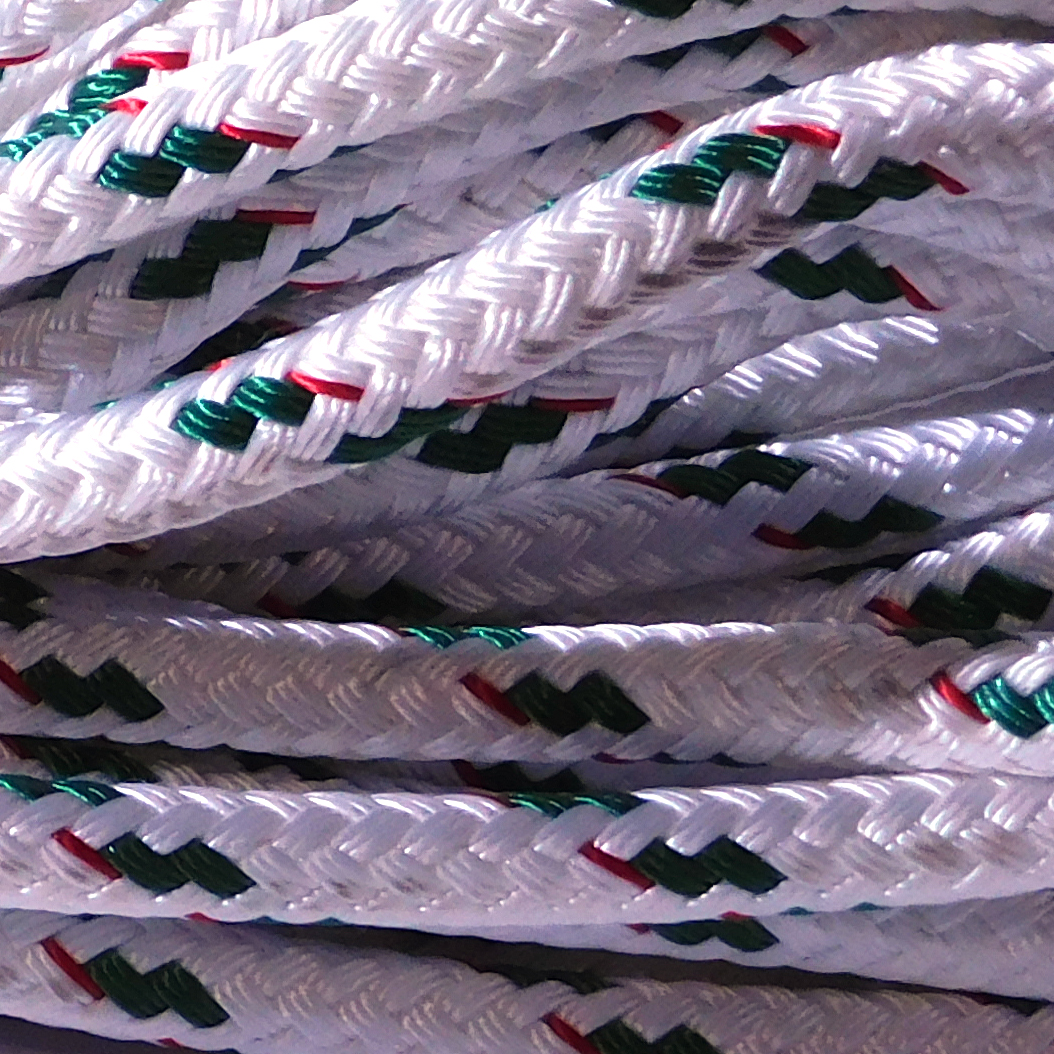 New England Ropes 7/16 (11mm) Sta-set Green Fleck 2 NEW ENGLAND ROPES ...