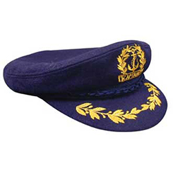 CAP GREEK FISHERMAN CAPTAIN WOOL NAVY