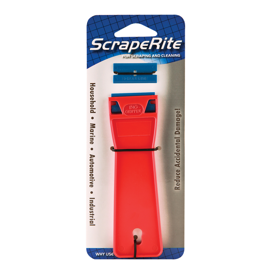 BIG GRIPPER HANDLE WITH 2 POLYCARB BLADES SCRAPER