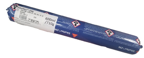 CAULKING SIKAFLEX 296 BLACK 20 OZ SAUSAGE