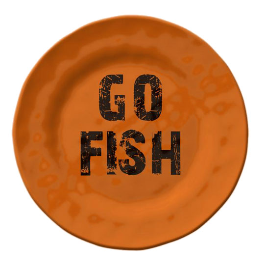 Departments - APPETIZER PLATE GO FISH 6"