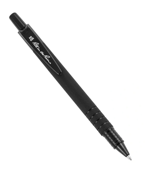 RITE IN THE RAIN ALL WEATHER PLASTIC CLICKER PEN BLACK BARREL BLACK INK