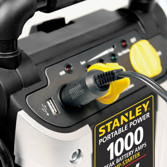 Stanley j5c09 1000 peak jump starter with air compressor store
